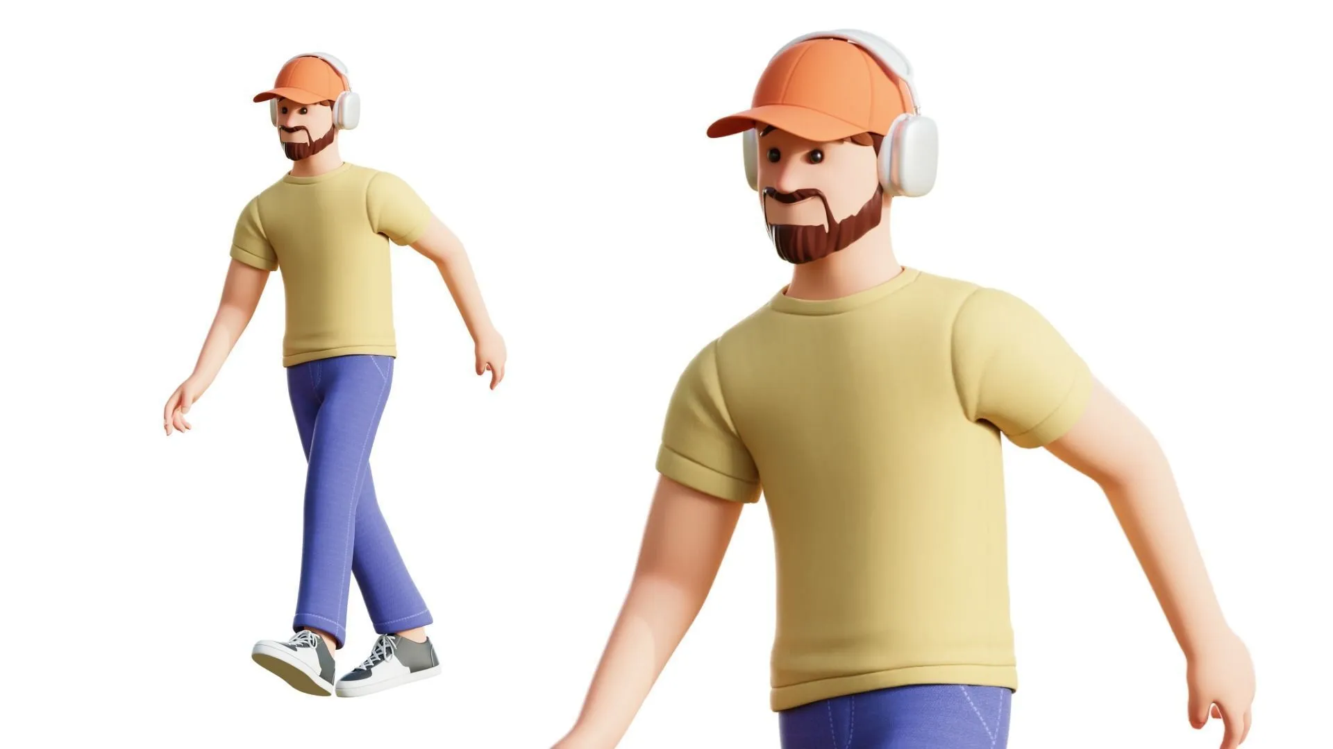 Cartoon Software Developer – 3D Character Model | ThreeDee